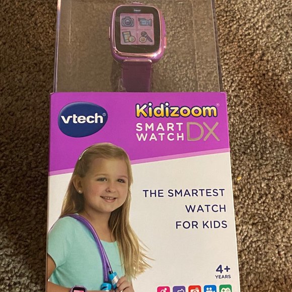 vtech | Accessories | Vtech Kidizoom Smart Watch Dx Metallic Purple New ...